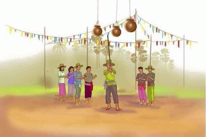 Veay K’aom or Hit the Earthen Pot - IntoCambodia.org